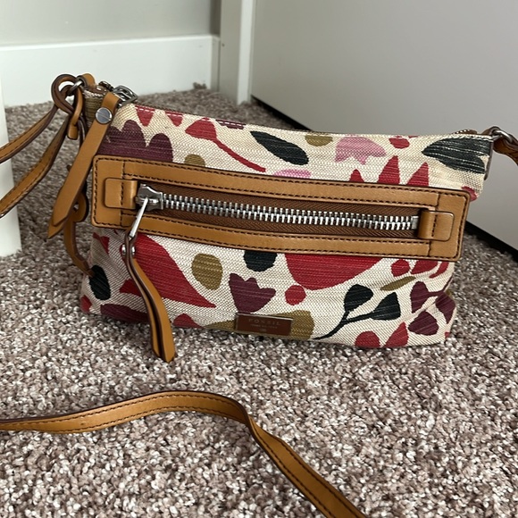Fossil | Bags | Fossil Floral Crossbody Purse | Poshmark